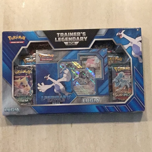 Pokemon | Other | Pokemon Lugia Trainers Legendary Box Lugia Ex Cards ...
